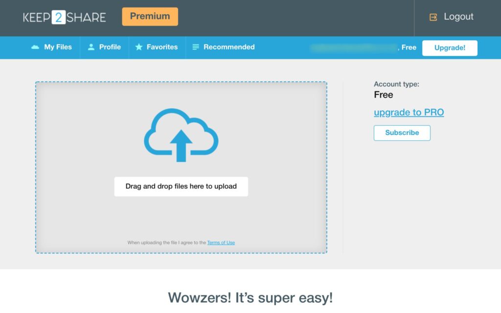 Tài khoản Keep2share Premium/Pro | Giá rẻ chỉ từ 500k/tháng