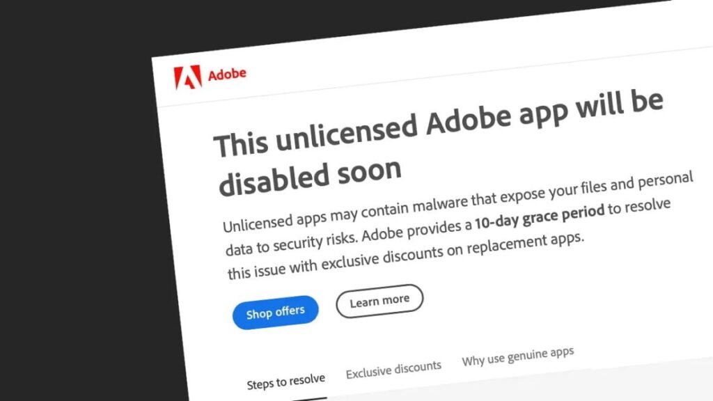 5 Cách khắc phục Adobe quét bản quyền khi bị thông báo dễ nhất