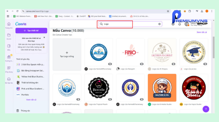 Cách thiết kế logo trên Canva miễn phí đơn giản mà đẹp